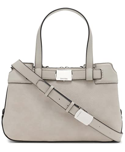Calvin Klein Frankie Triple Compartment Satchel, Fawn