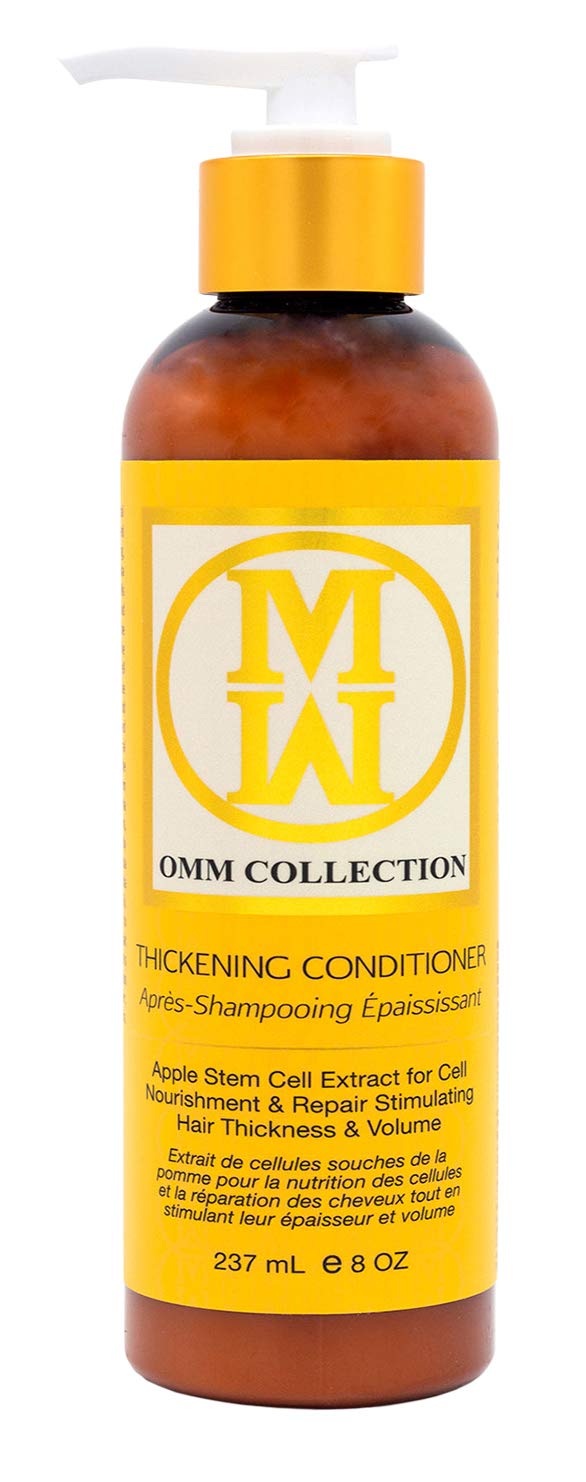 OMM Collection Hair Repairing Deep Conditioner For Dry & Damaged Hair. Prevents Hair Loss & thinning. Natural thickening hair detangler Conditioner For Curly - Unisex. 8 Oz