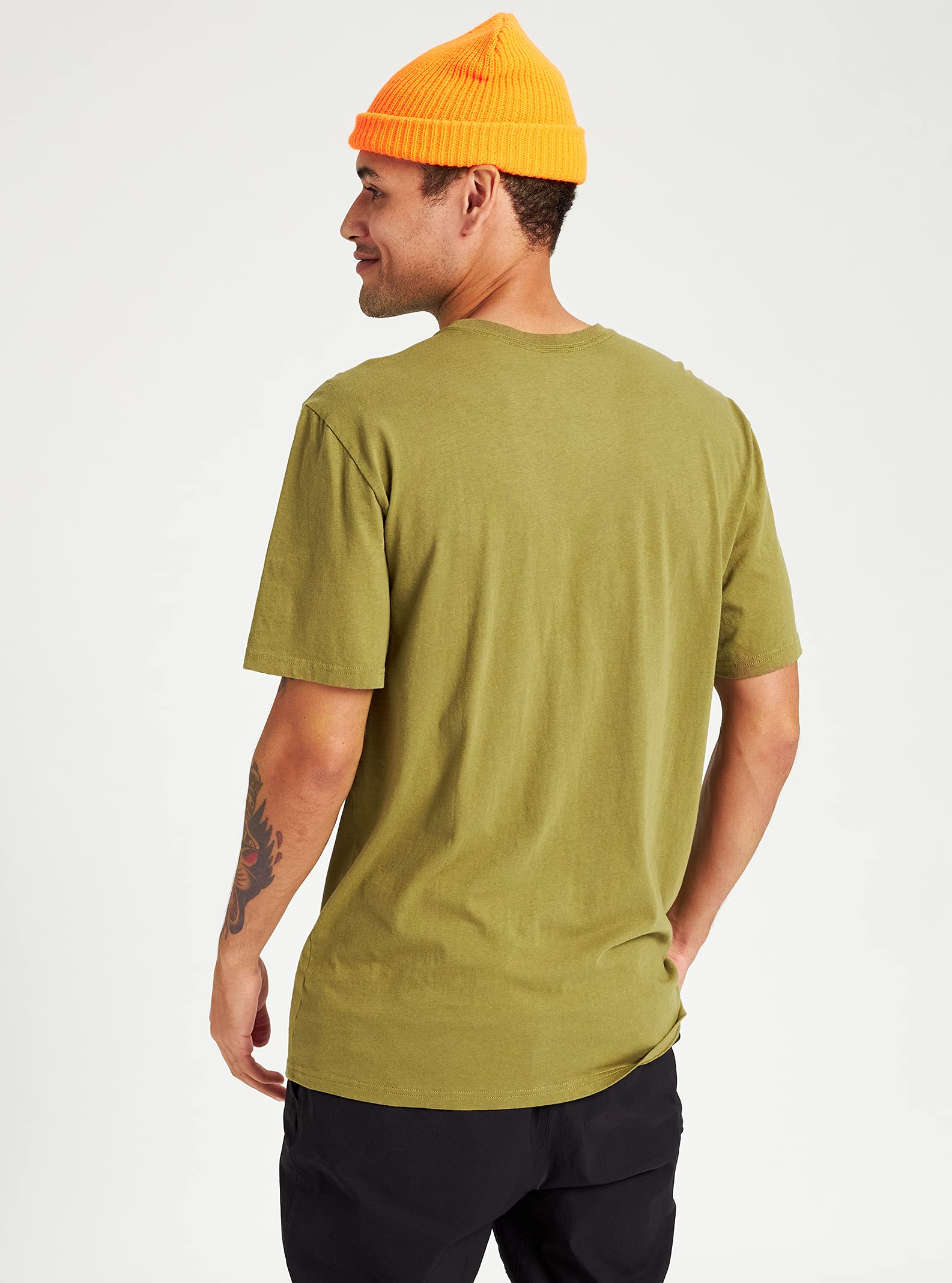 Burton Men's Standard Vault Short Sleeve Tee, Martini Olive, Medium