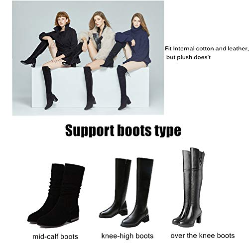Women Knee Boots Anti-Slip Straps Fixed belt Accessories,Anti-Fall Inside with 20 pcs tape stickers [1 pair](11.8-17.7 inch)