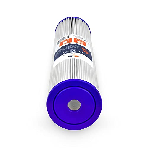 Aquaboon 5 Micron 20" x 4.5" Pleated Sediment Water Filter Replacement Cartridge | Whole House Sediment Filtration | Compatible with ECP5, AP810-2, HDC3001, CP5, SPC-45-1005, ECP1-20, 1-Pack