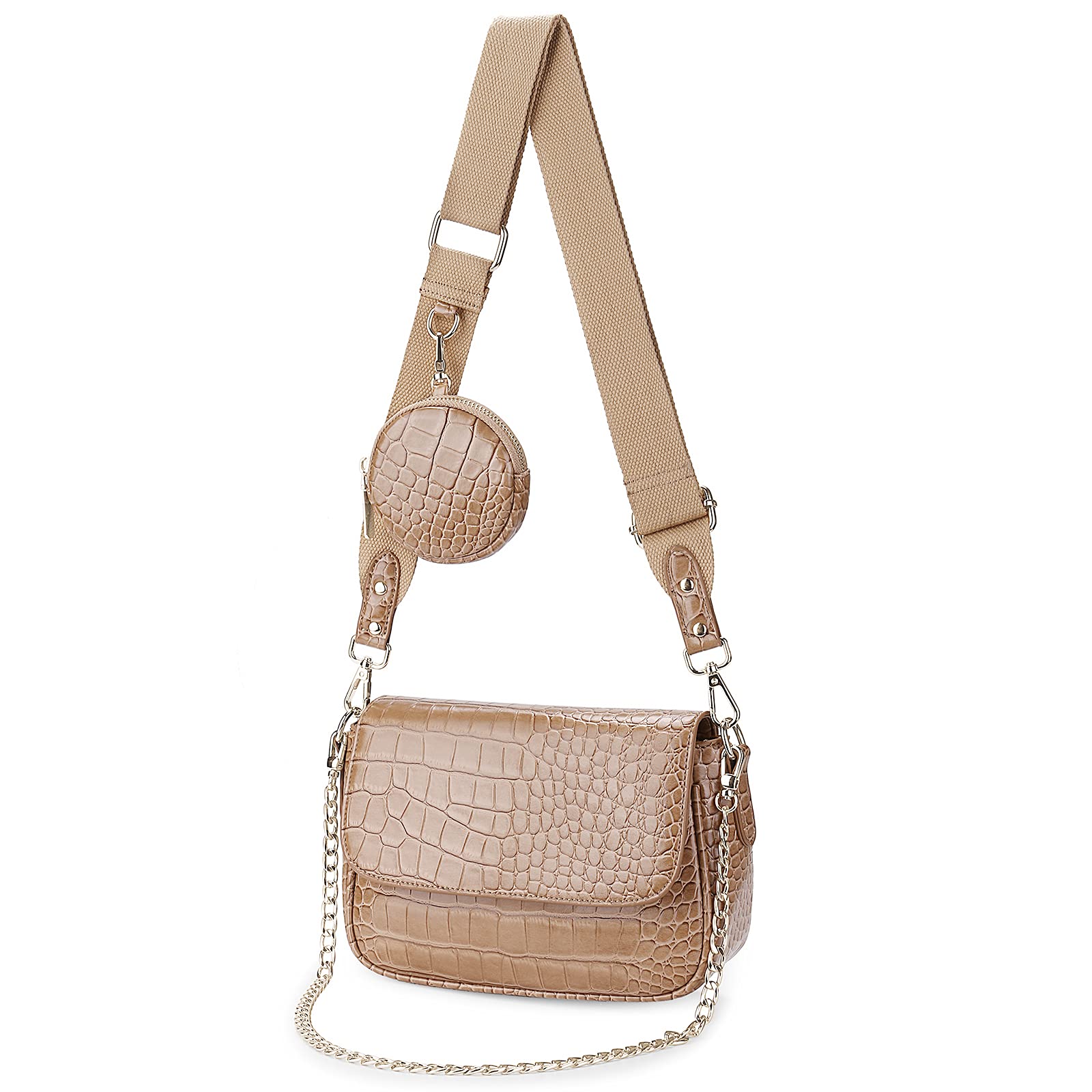 YALUXE Women's Crossbody Bags with Coin Purse