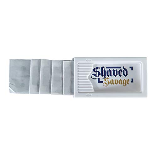 5 Pack refill Safety Razor, Double Edge Razor Blade, Single Blade, Classic Shaving, Wet Shaving. 1 Pack of 5 DE Blades 3-6 Shaves per blade