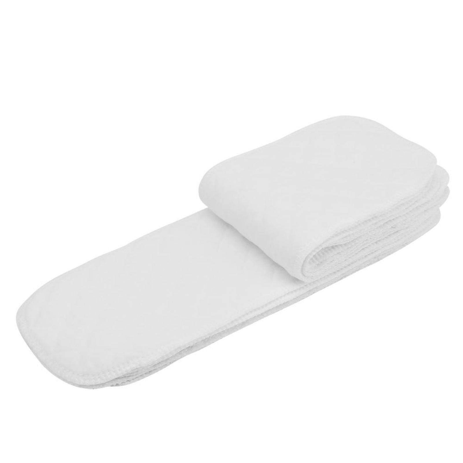Sonew 10pcs Soft&Breathable Baby Diapers Toddler Cotton Nappy Insert Liners Reusable Cotton Cloth Diaper 12.5 * 4.7in Common Size(3 Layers)