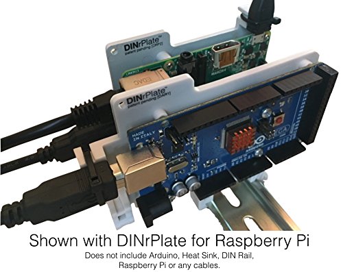 DIN Rail Mount for Arduino UNO/Mega (3-Pack)