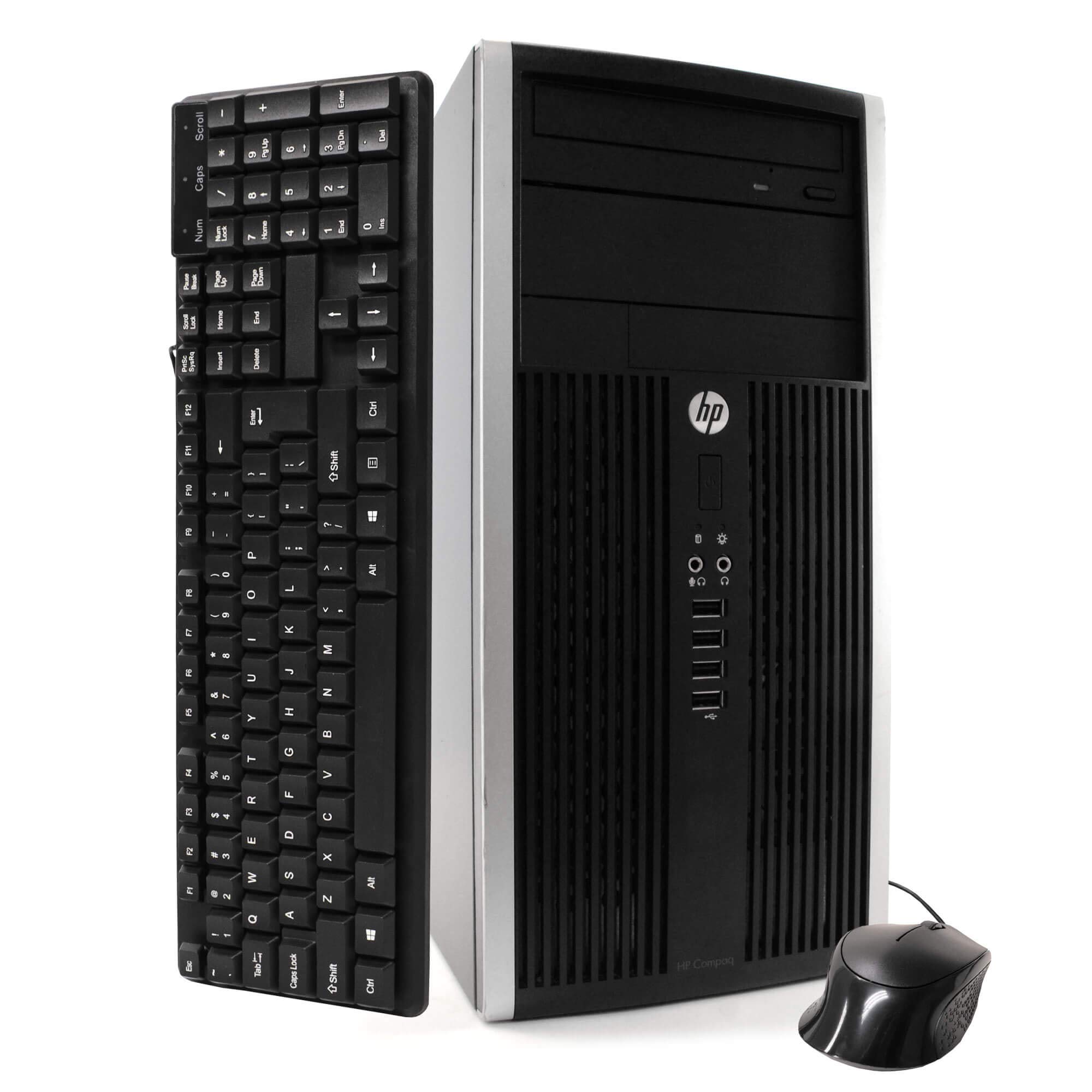 HP Desktop Computer 6300 Tower Intel Core i7 3770 3.4GHz 8GB DDR3 Ram 3T Hard Drive Windows 10 Professional (Renewed)