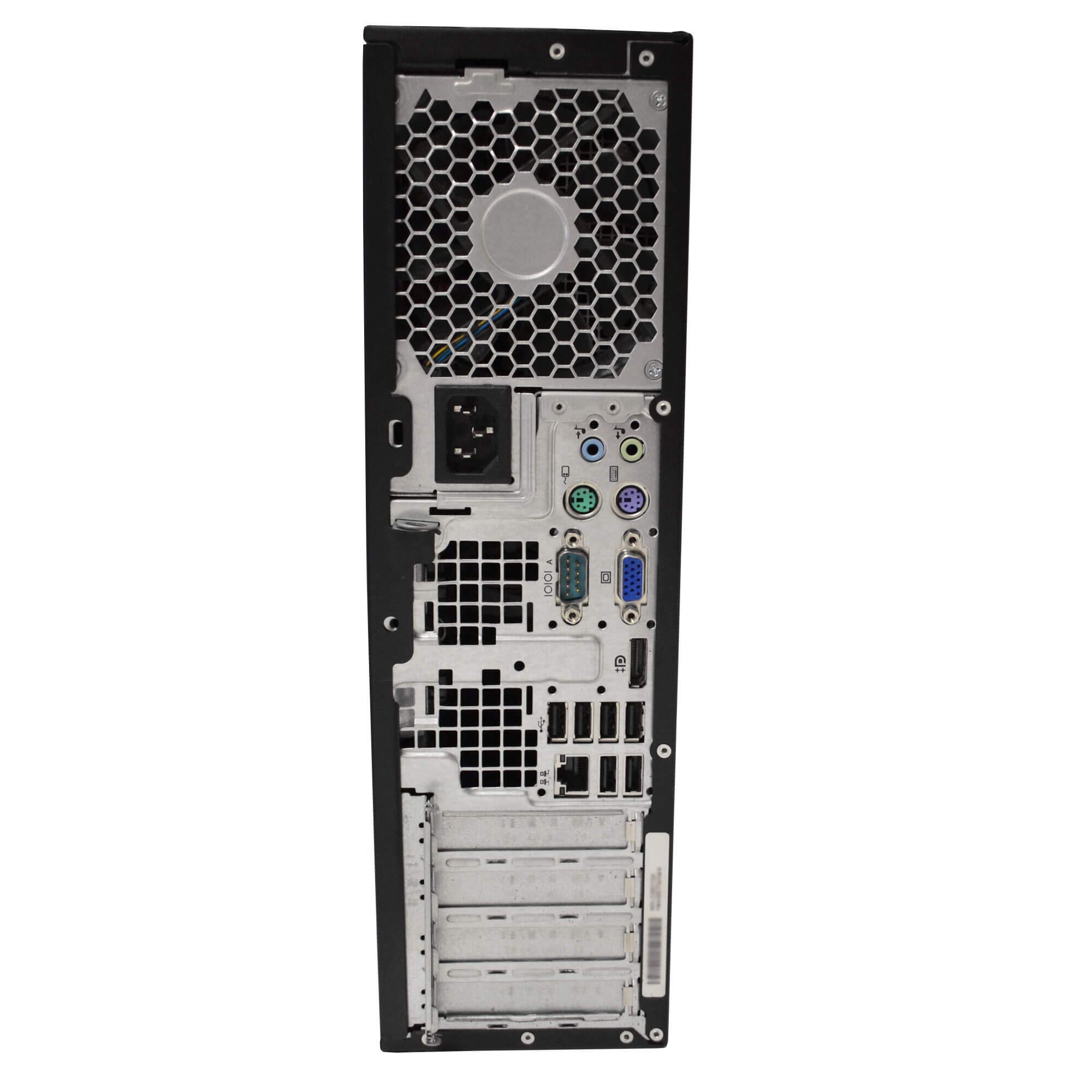 HP Elite Desktop, Intel Core i5 3.1GHz, 8GB RAM, 500GB HDD, Keyboard/Mouse, WiFi, 17in LCD Monitor, DVD, Windows 10 (Renewed)