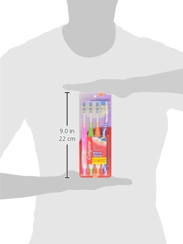 Colgate Wave Zig Zag Toothbrush, Soft, 4 Count (Pack of 6)