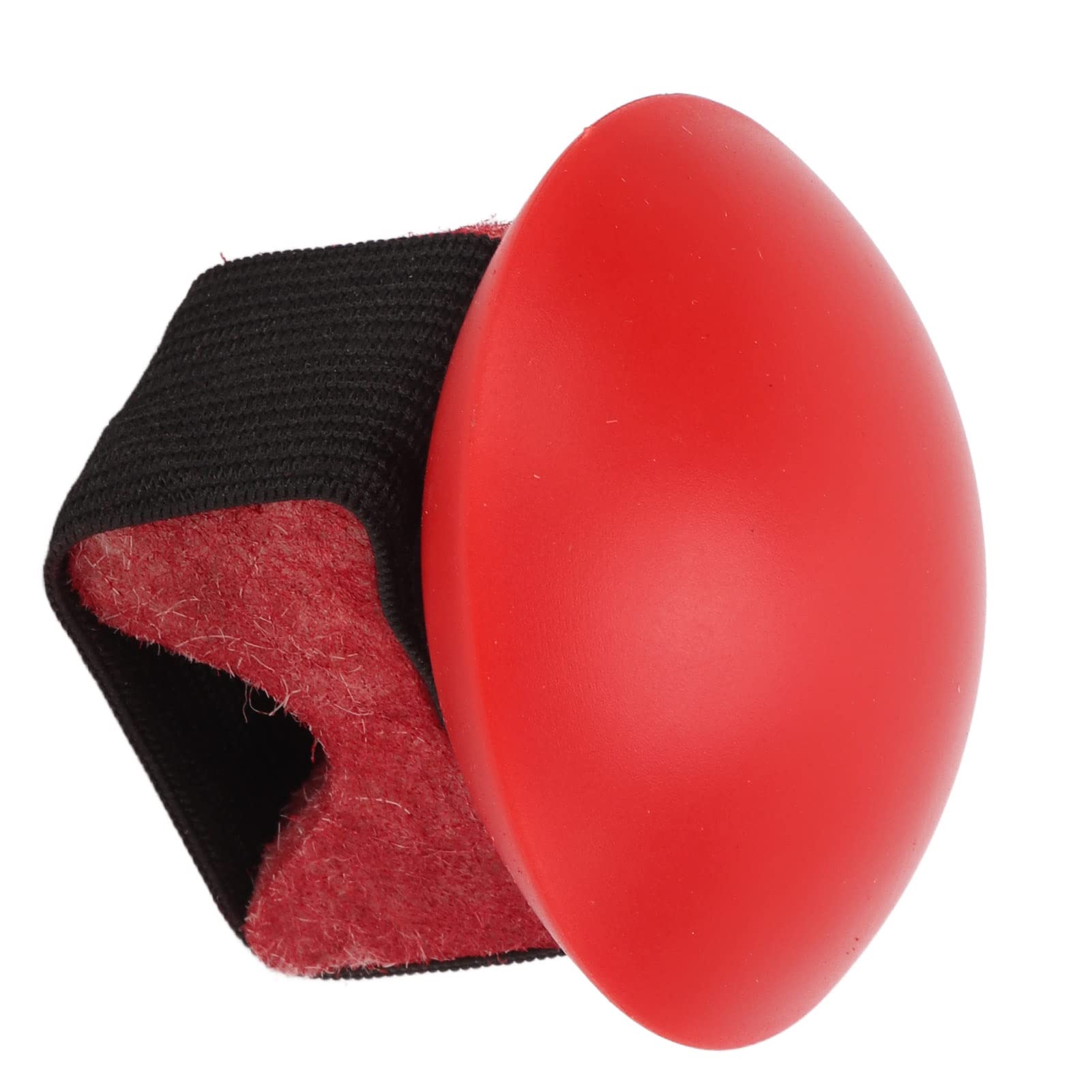 African Drum Finger Rattle, Simple African Drum Finger Shaker Fun Plastic and Sponge Innovative Increase Rhythm for Performance(Red)