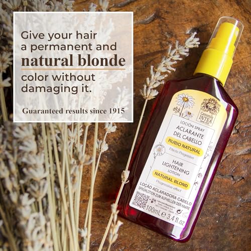 Camomila Intea Blonde Spray – Chamomile Hair Lightener with Gentle Color – No Ammonia or Parabens – 3.4oz