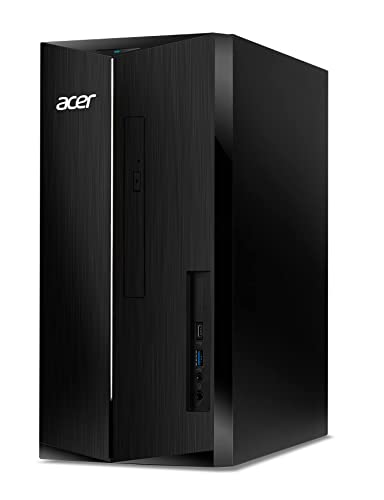 Acer 2022 Newest Aspire Desktop PC, 12th Gen Intel Core i5-12400 6-Core Processor, 16GB RAM, 1TB SSD, Wi-Fi 6, Bluetooth 5.2, Wired Keyboard and Mouse Combo, Windows 11 Home, Bundle with JAWFOAL