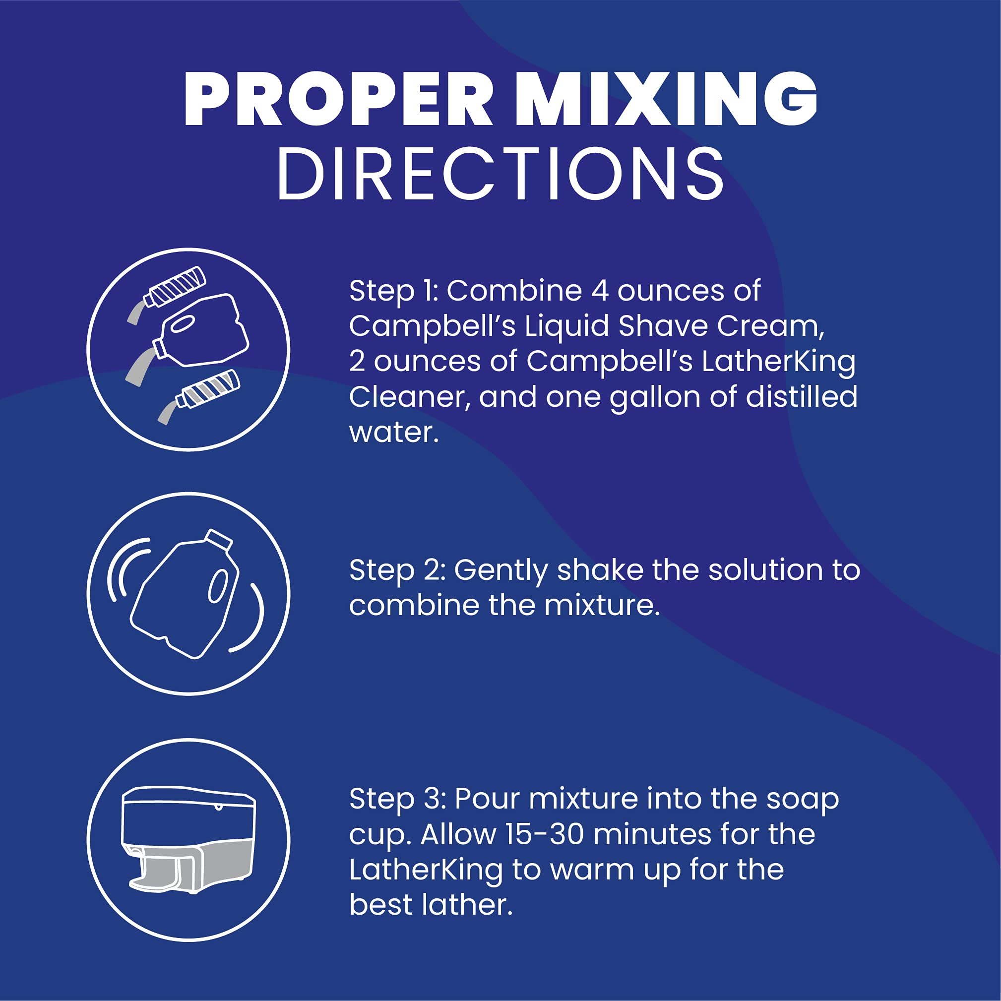 Campbell’s Liquid Shave Cream, Barber Shaving Cream, Professional Shaving Supplies and Products, 8 Ounces, (Pack of 3)