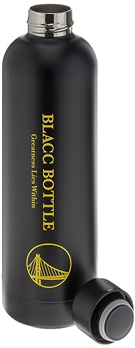 BLACC Bottle Officially Licensed NBA Golden State Warriors Stainless Steel Insulated Water Bottle | 25oz Basketball Thermos