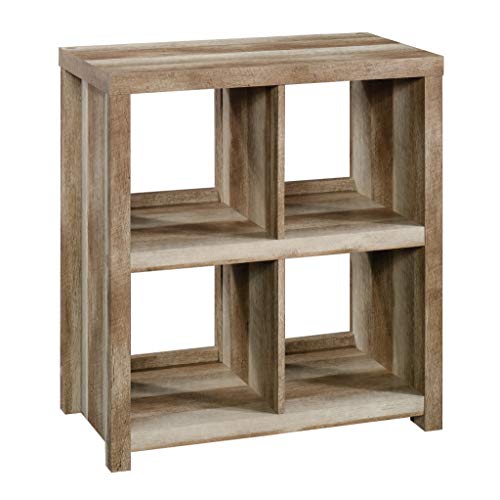 Sauder HomePlus 4-Cube Bookcase, Lintel Oak finish