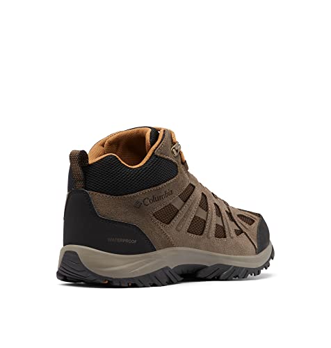 Columbia Men's Redmond III Mid Waterproof Hiking Shoe, Cordovan/Elk, 10.5