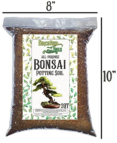 Generic Bonsai Soil 2 Quart Premium Fast Draining Organic All Purpose Potting Mix for use with All Varieties of Bonsai