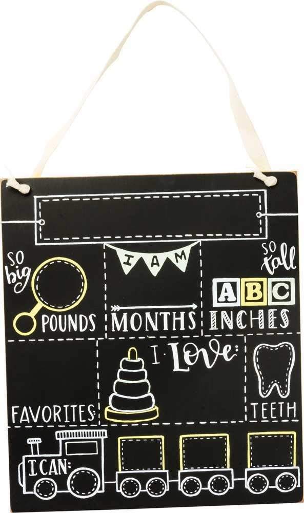 Primitives by Kathy Baby Milestone Board, So Big, So Tall