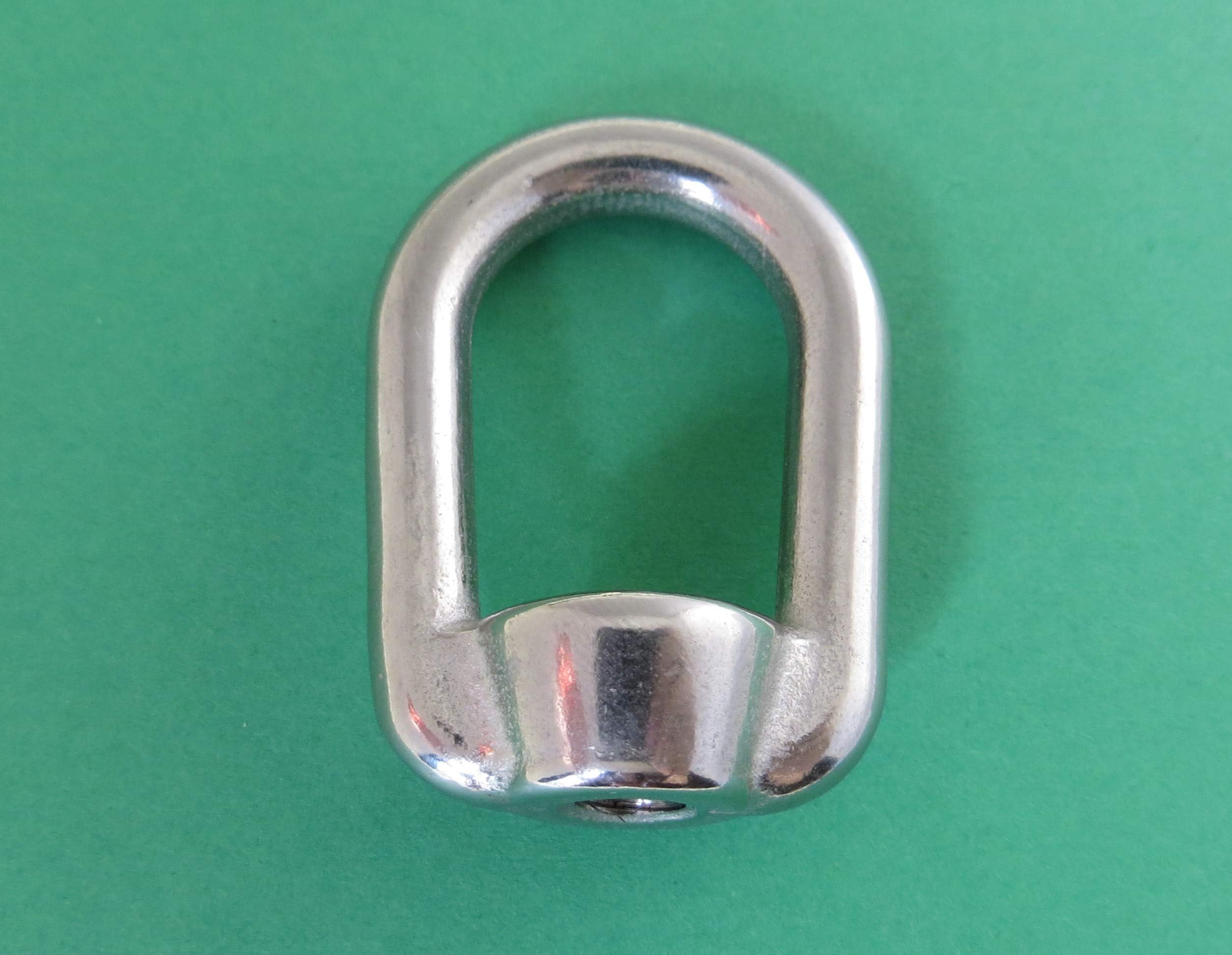 US STAINLESS Stainless Steel 316 Type 804 US Shape Lifting Eye Nut 1/4" UNC Marine Grade Pitch of 20