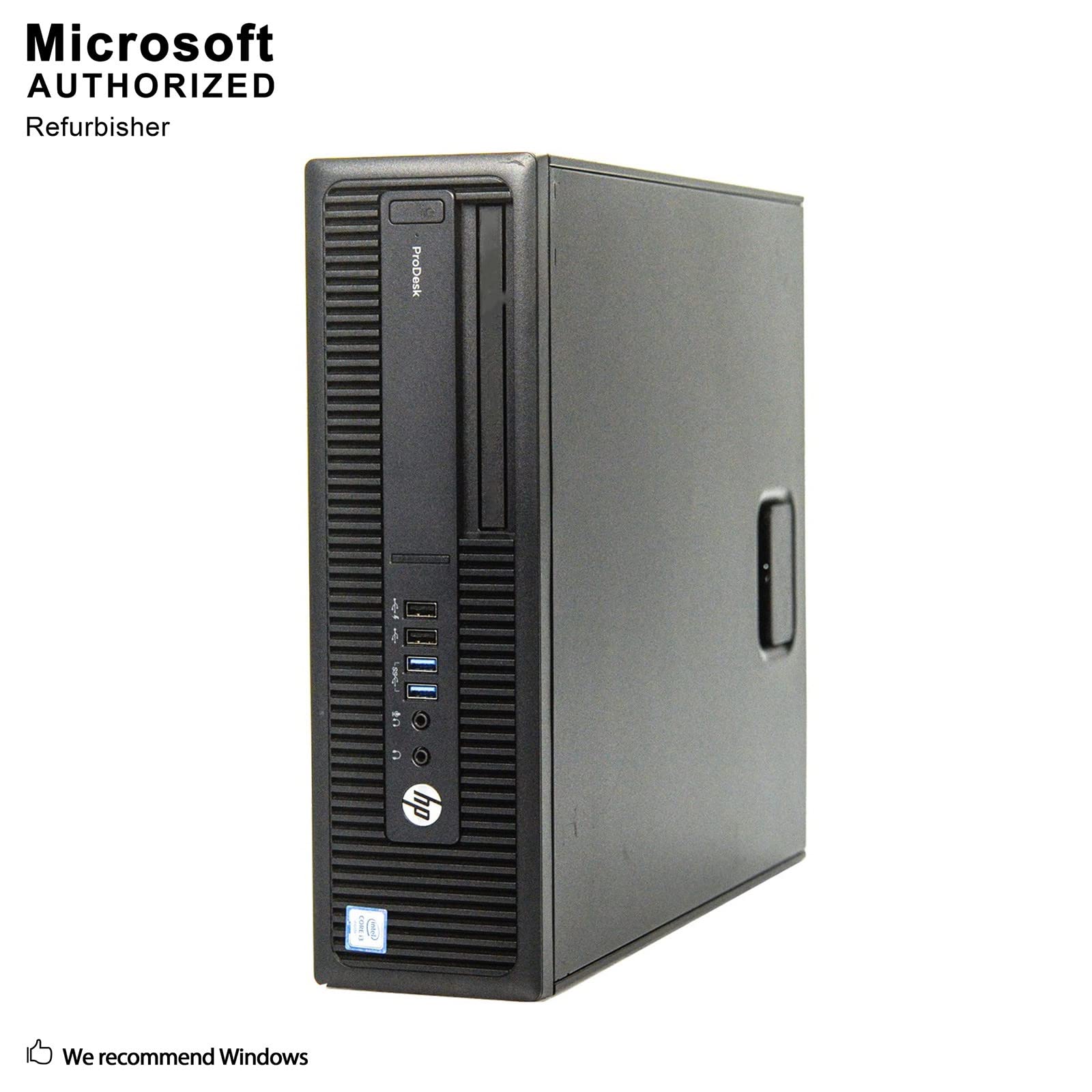 HP ProDesk 600 G2 Small Form Factor PC, Intel Quad Core i7-6700 up to 4.0GHz, 16G DDR4, 512G SSD + 1T, WIFI, Bluetooth 4.0, DVDRW, Windows 10 64-Multi-Language Support English/Spanish/French (Renewed)