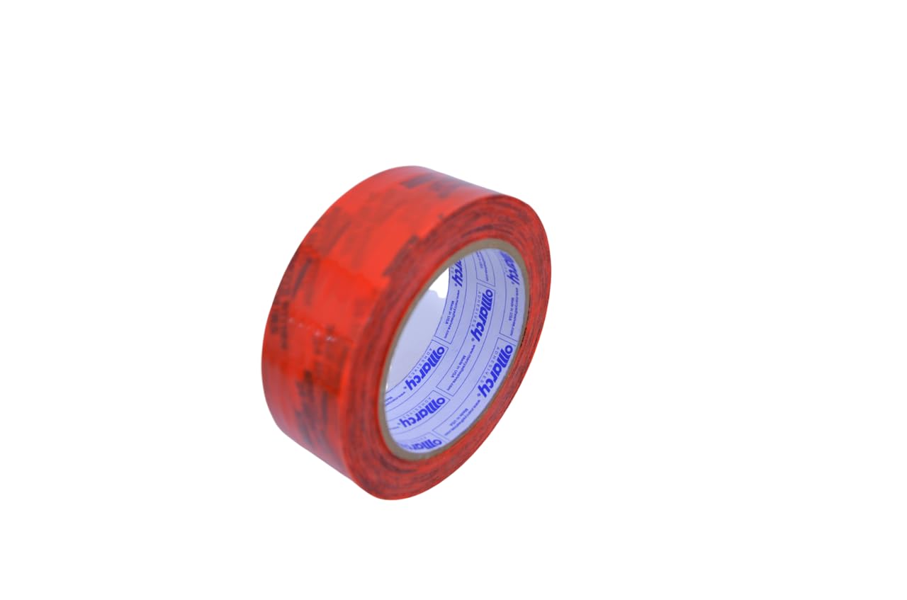5 Rolls Auto Glass Securing Tape 1.5" x 108' Orange 24-Hour Message, Perforated