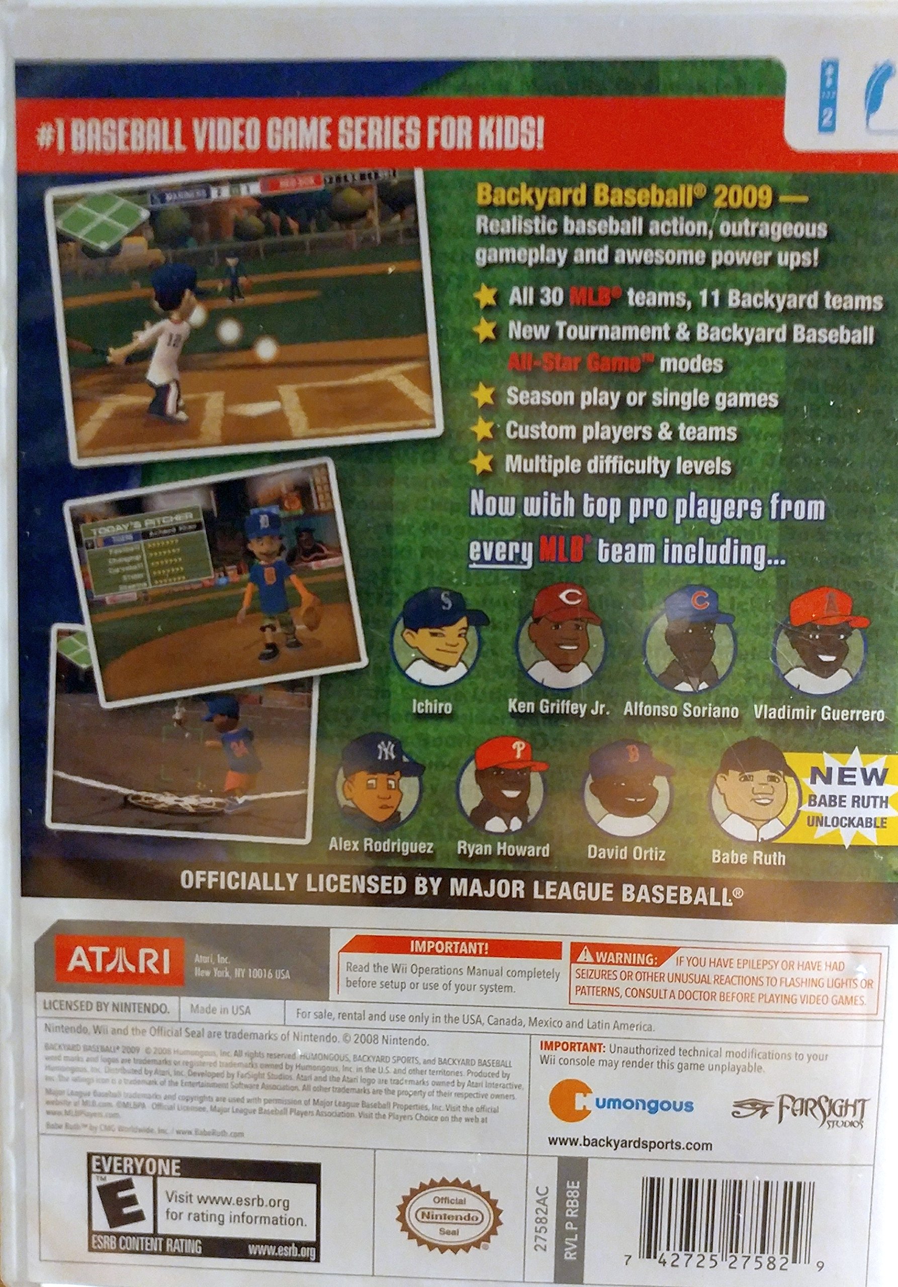 Backyard Baseball 2009 - Nintendo Wii