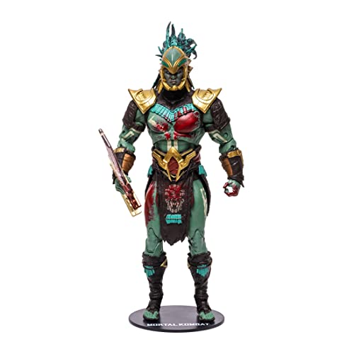 McFarlane Toys Mortal Kombat Kotal Kahn (Bloody) 7" Action Figure with Accessories