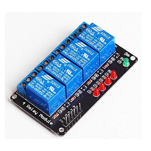 AC250V 10A DC30V 10A MCU Development Board 4 Channel Relay Module Expansion Board Support AVR/51/PIC