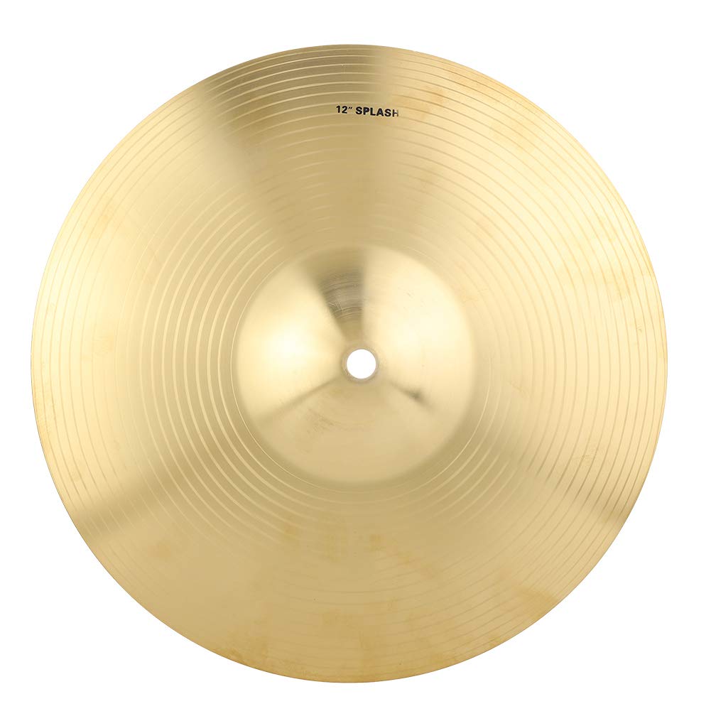 Bnineteenteam 12 inch Crash Cymbal Brass Crash Cymbal Musical Instrument Accessory for Drum Set