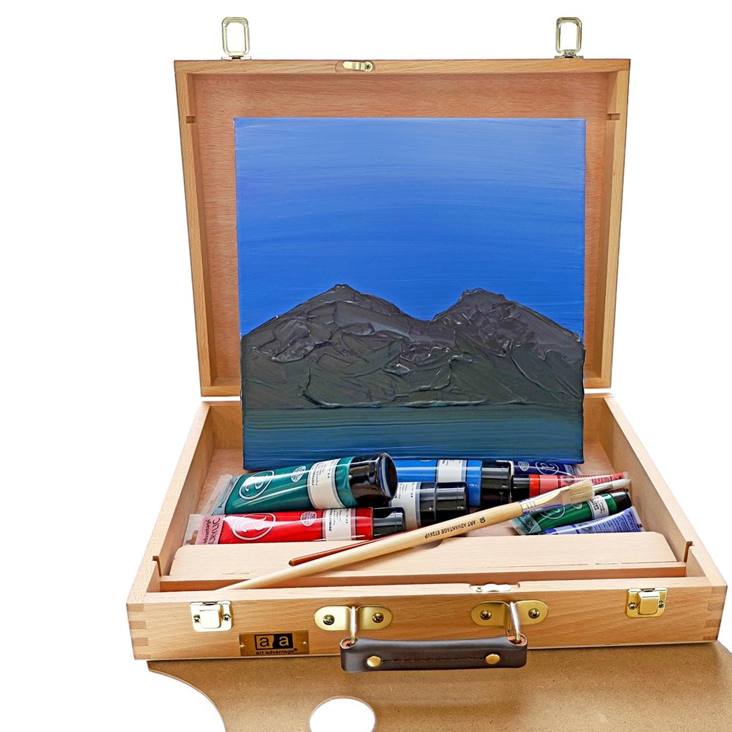 Art Advantage Wood Art Box 15.5x3.13x11.75 Medium