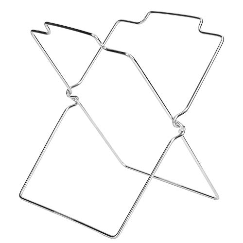 Yosoo123 Kitchen Rack Stainless Steel Foldable Garbage Bag Rack Stand Trash Bag Rack Holder Kitchen Utensils