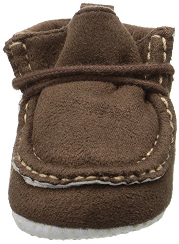 Luvable Friends Unisex Baby Crib Shoes, Brown Wallabee, 0-6 Months