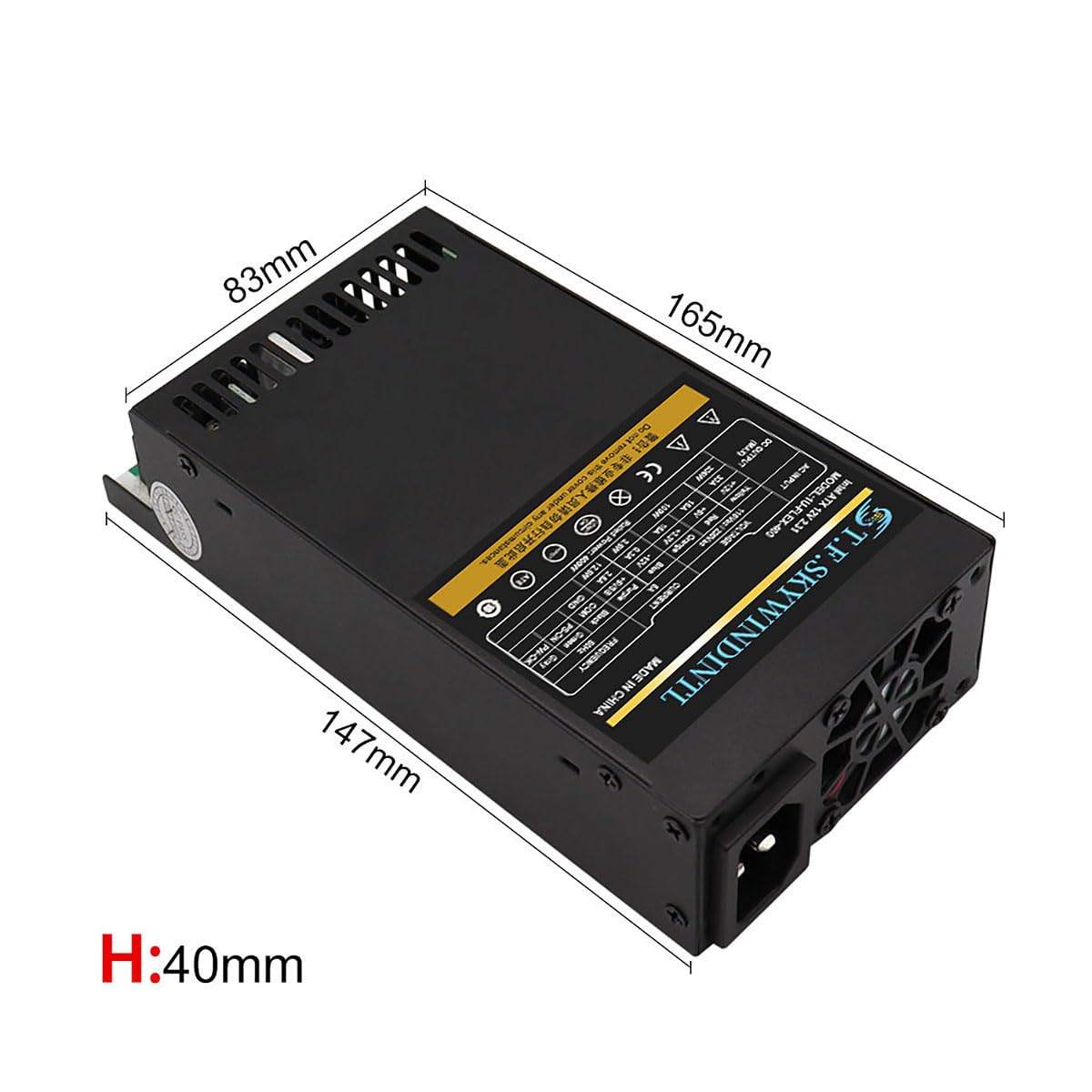 550W Power Supply Full Modular 1U Flex ATX 90-264V AC for POS AIO System Desktop Gaming Server Small Form Factor (Flex ITX) Computer PSU
