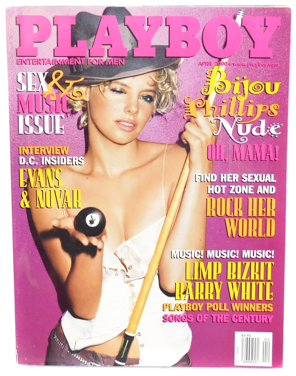 April 2000 - Playboy Magazine - Vintage Adult Publication Back Issue