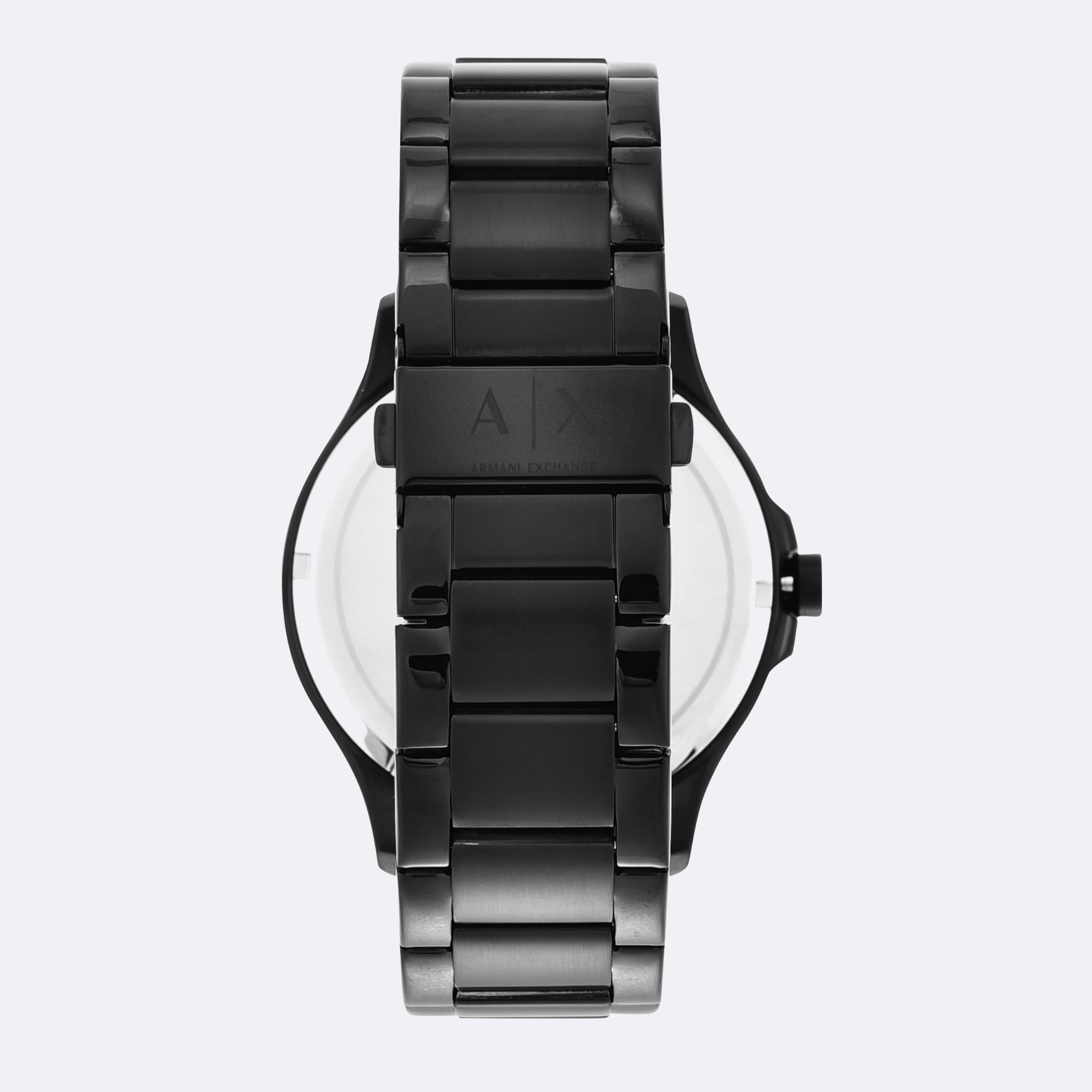 A|X ARMANI EXCHANGE Men's Black Stainless Steel Watch (Model: AX2104)