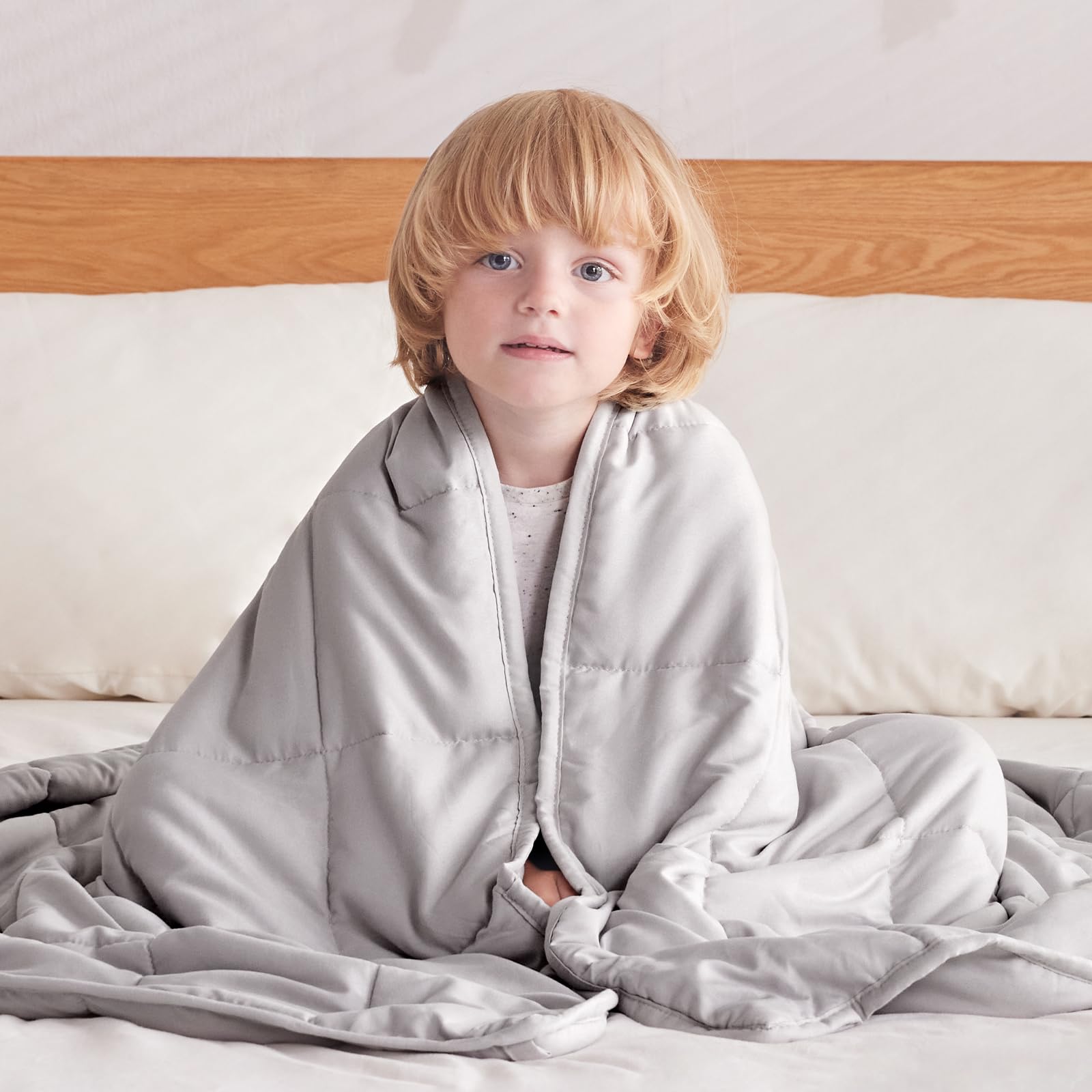 anfie Weighted Blanket Kids (36"x48" 5lbs),Ultra Soft and Cozy Cooling Weighted Blanket,Heavy Blanket with Machine Washable Soft Blanket