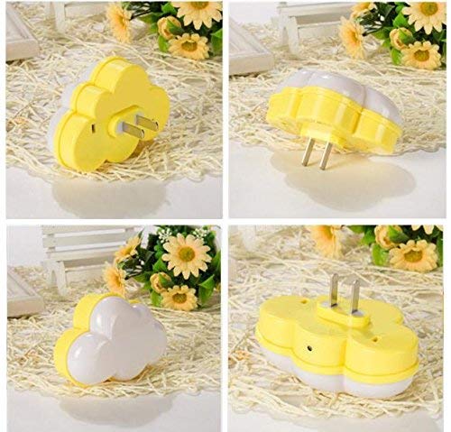 WIROJ Baby Night with Light Sensor Plug in Intelligent Soft LED Wall Nursery Lamp LED Cloud Nightlight for Kids for Children’s Bedroom Hallway for Baby Nursery Child Room