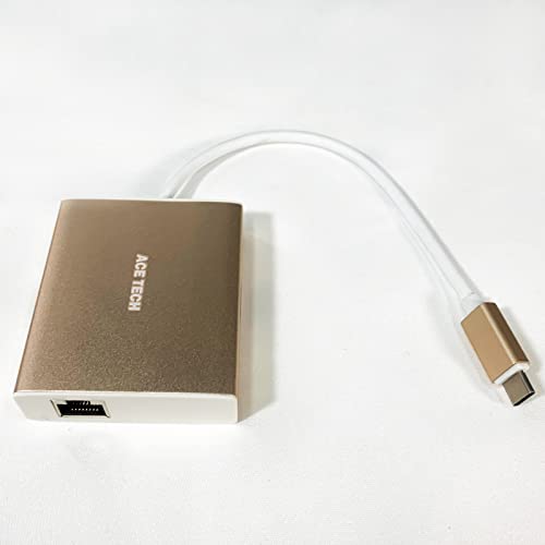 ACE TEAH Micro USB Ports, USB Type-C to HDMI Adapter Compatible with MacBook Pro 2018/2017, Samsung Galaxy S9/S8,Dell XPS 13/15