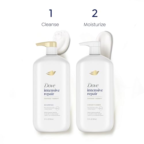 Dove Conditioner Intensive Repair Pack of 4 for Damaged Hair Conditioner with Bio-Restore Complex 31 oz