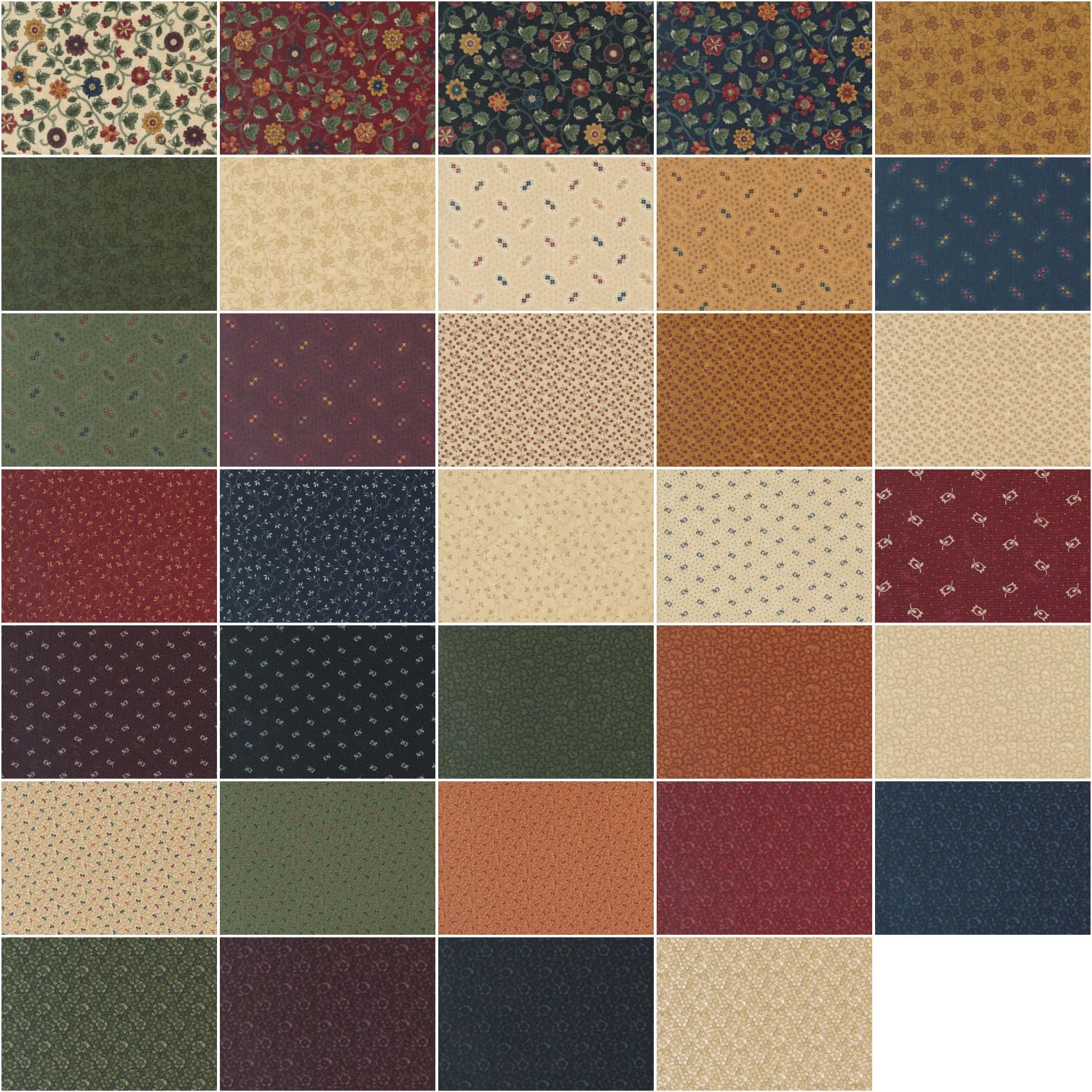 Chickadee Landing Charm Pack by Kansas Troubles Quilters; 42-5" Precut Fabric Quilt Squares
