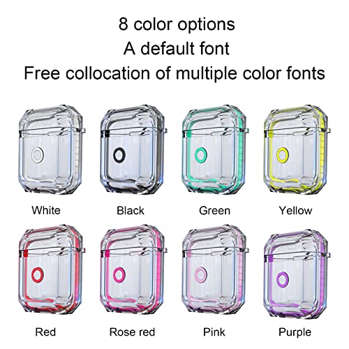 AIPNIS Custom Photo AirPods Case,Personalized Transparent TPU Shockproof Protective Case Gift,for Airpods 1&2 Cover, with Hand Rope
