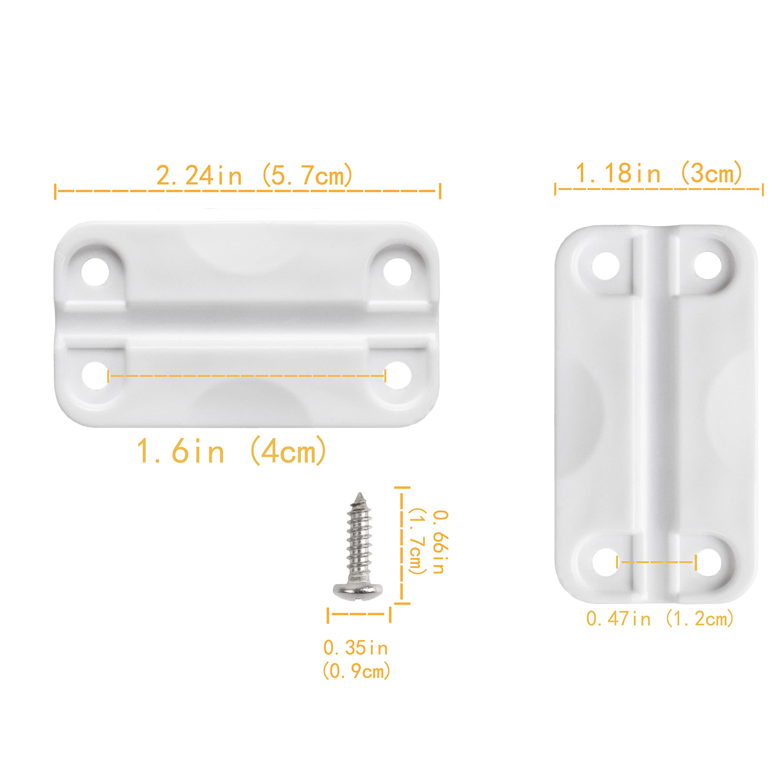 Cooler Replacement Plastic Hinge for Igloo Coolers,Ice Chest Hinges,Igloo Cooler Replacement Parts,Set of 3
