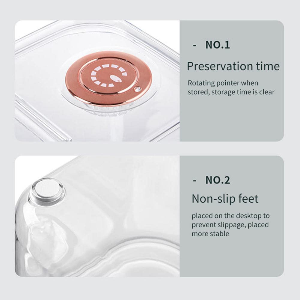 ACGrade Rice Storage Cereal containers Kitchen Rice Storage Box Household Rice Bucket Transparent Plastic Thickened Rice Storage Box Suitable for Food, Rice, Grain, pet Food Storage