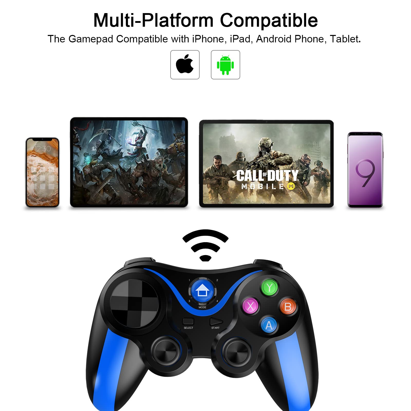 3/Controller for iOS Android (Blue)
