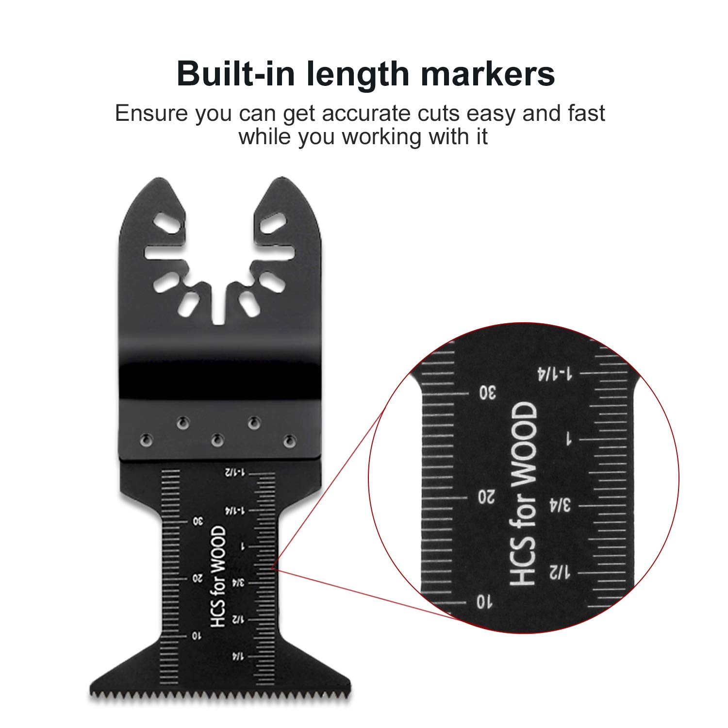 50 PC Oscillating Tool Blades LIGHTIMETUNNEL Multitool Blades Universal Metal Wood Plastic Cutting Saw Blade Fit Dewalt Milwaukee Dremel Chicago Rockwell Fein Bosch Multimaster Makita