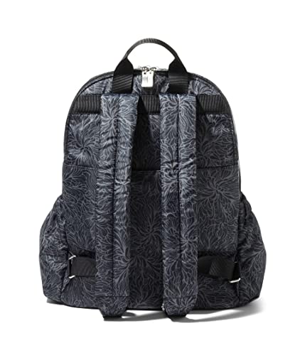 Baggallini On The Go Laptop Backpack Midnight Blossom Print One Size