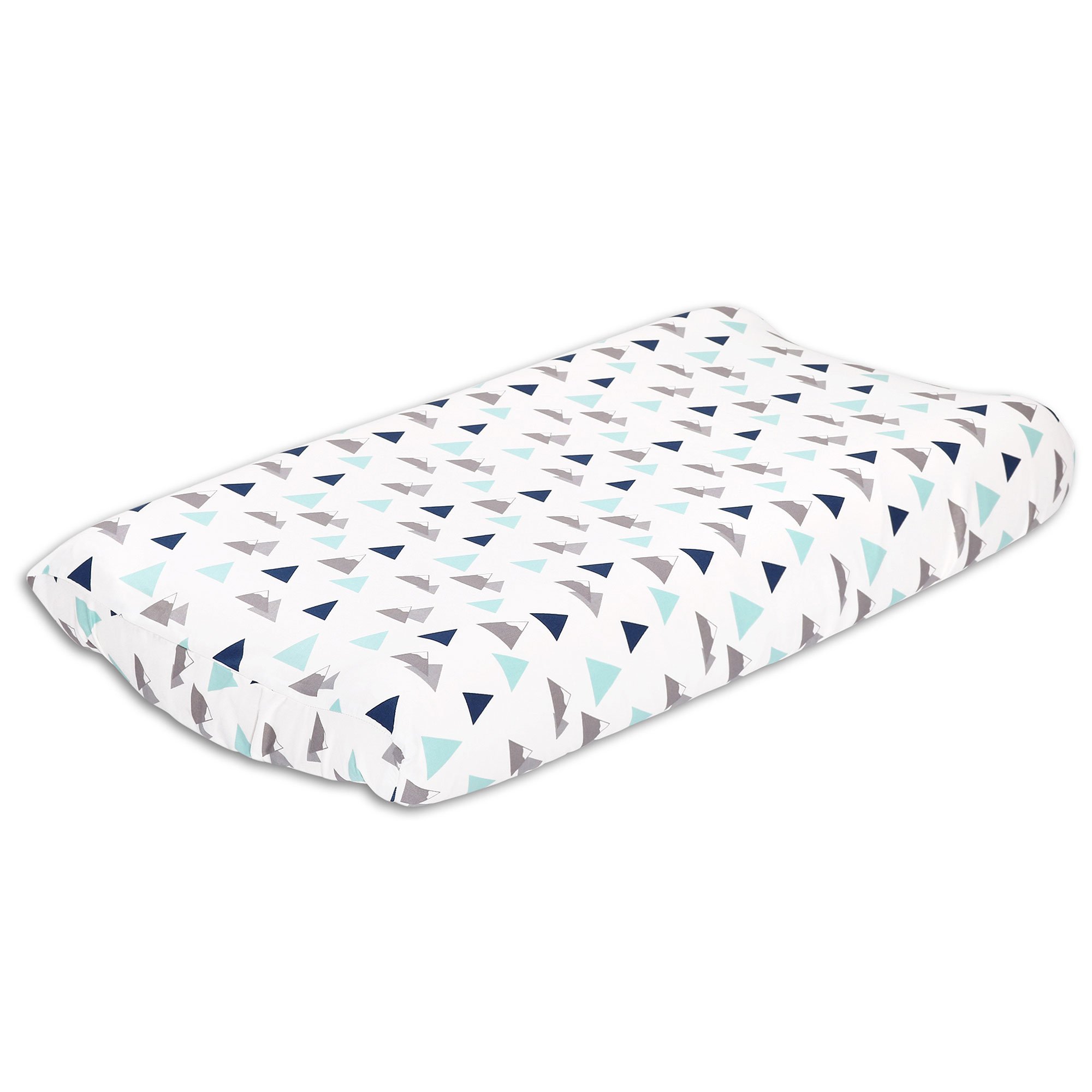 The Peanutshell Baby Changing Pad Cover for Boys or Girls | Woodland Trail Mountain Theme
