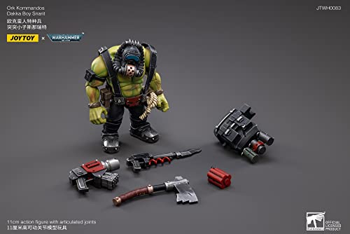 BLOOMAGE JOYTOY (BEIJING) TECH Warhammer 40K: Ork Kommandos Dakka Boy Snarit 1:18 Scale Action Figure