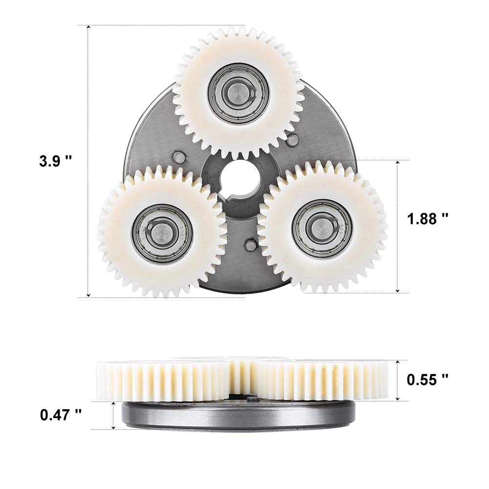Accolmile BBS02 BBSHD G020 Nylon Reduction Gear Plastic New Version Nylon Gear for BAFANG Mid Drive Motor and Hub Motor