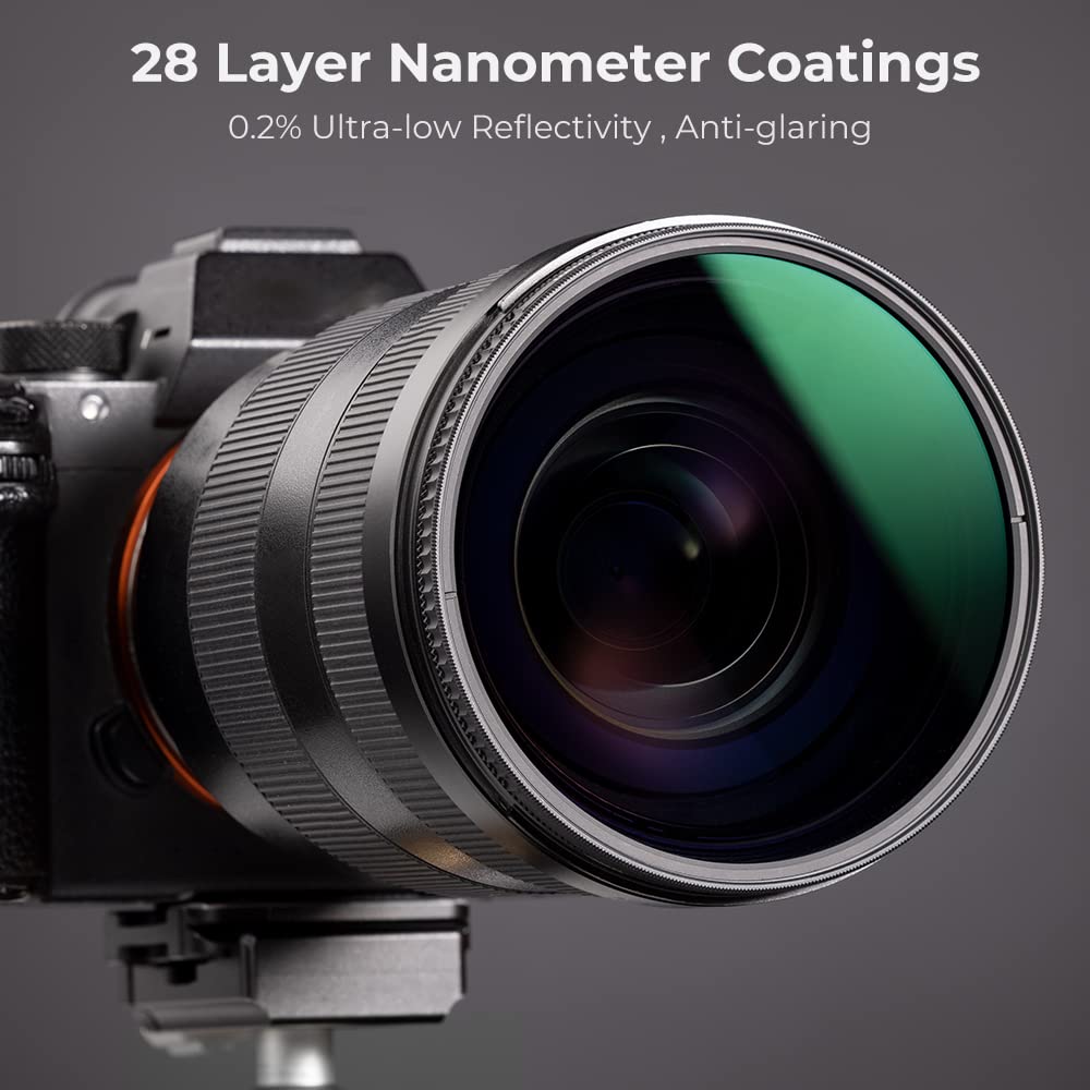 58mm MCUV & CPL Lens Filters Kit (2 Pcs) with 28 Multi-Layer Coated (Nano-X Series)