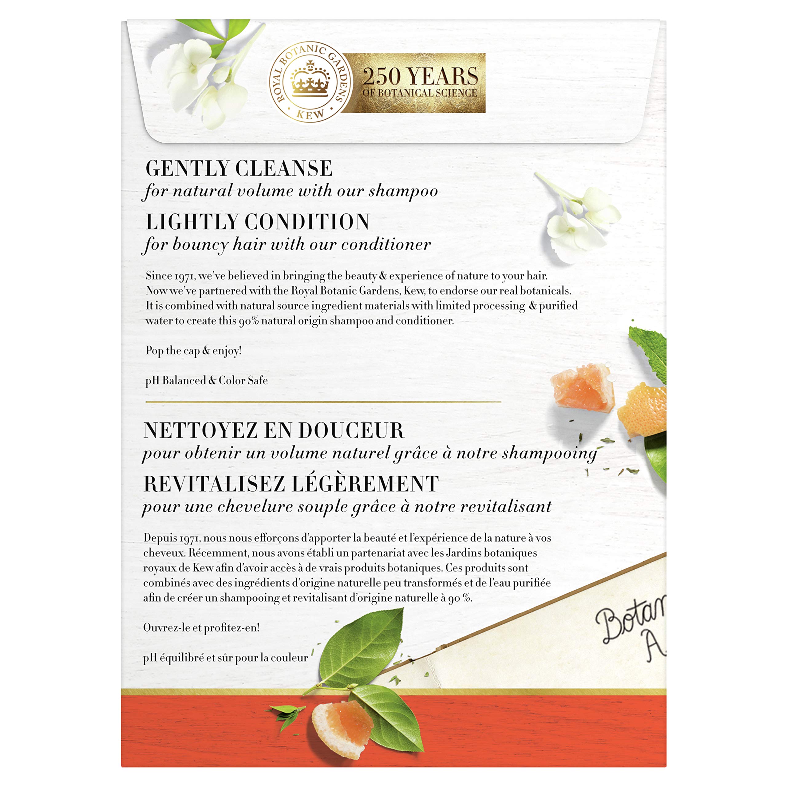 Herbal Essences Herbal Essences bio:renew White Grapefruit & Mosa Mint Shampoo and Conditioner Bundle Pack, 7.695 Fl oz